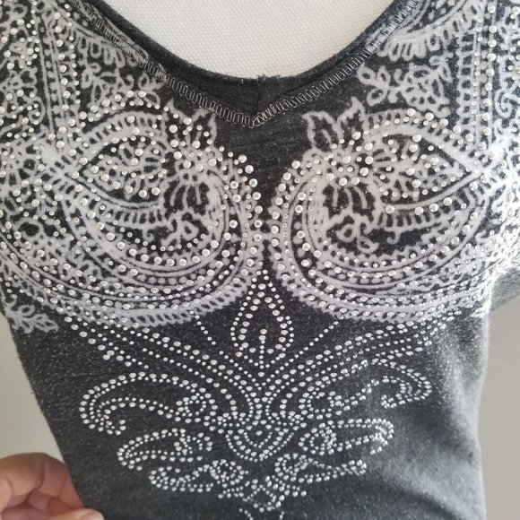 Maurices | Tops | Maurices Premium Small Bedazzled Tee | Poshmark